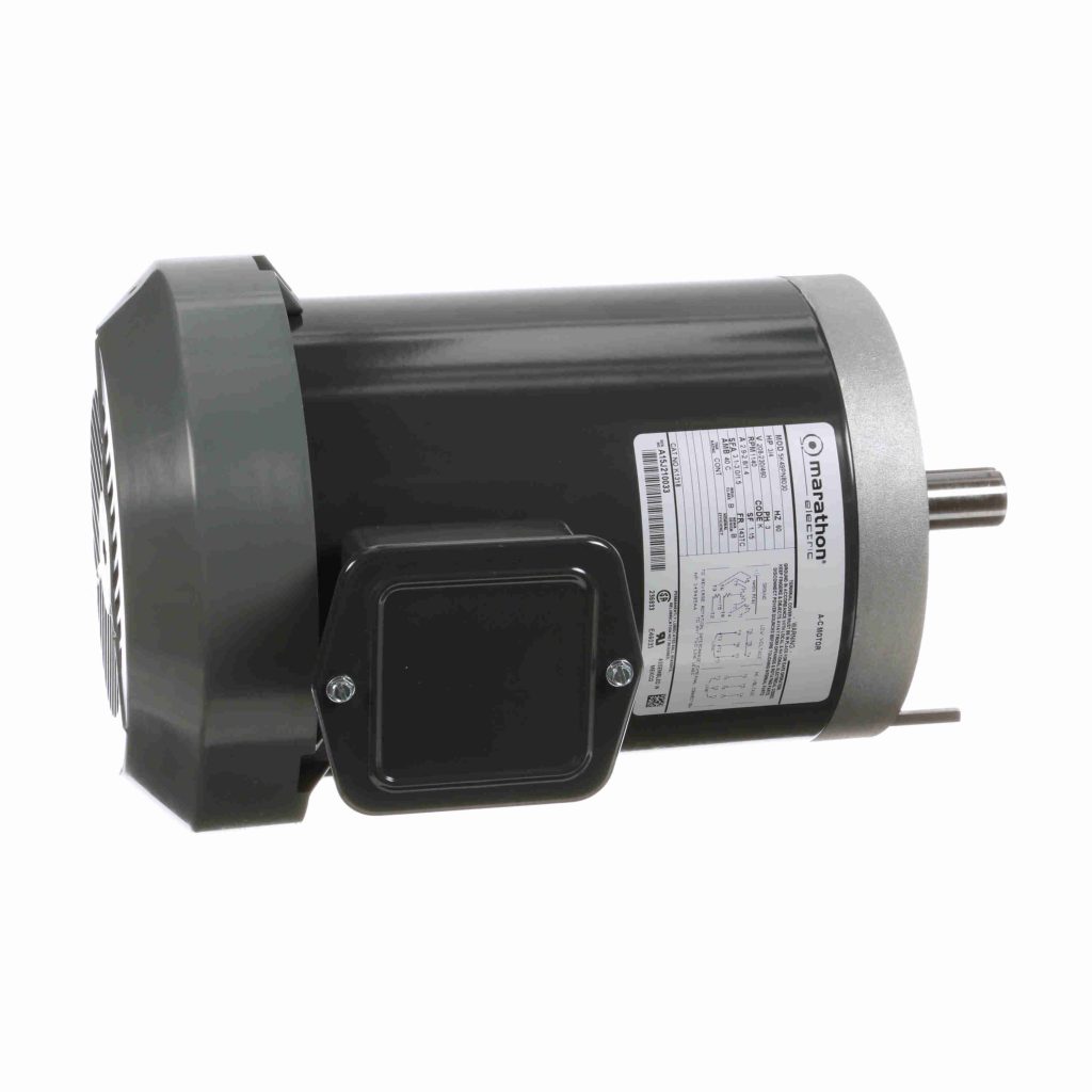 5K49PN8030 - Marathon 3/4 HP General Purpose Motor, 3 phase, 1200 RPM ...