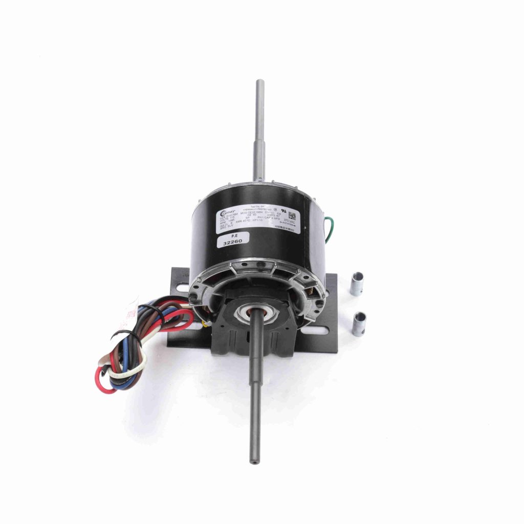638 - Century 1/10 HP OEM Replacement Motor, 1695 RPM, 3 Speed, 115 ...