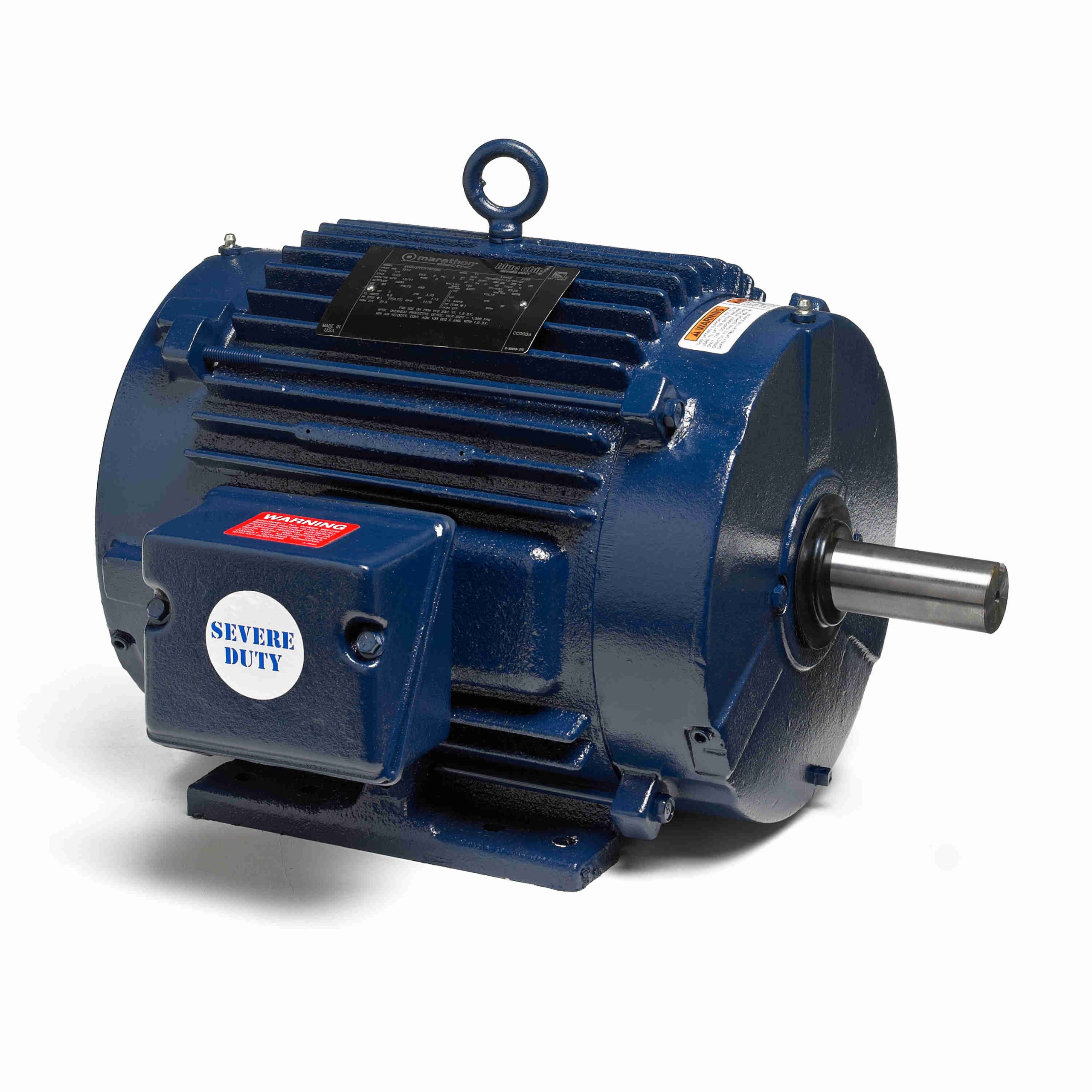 286TTTNA18602 - Marathon 15 HP Definite Purpose AC Motor, 3 phase, 900 ...